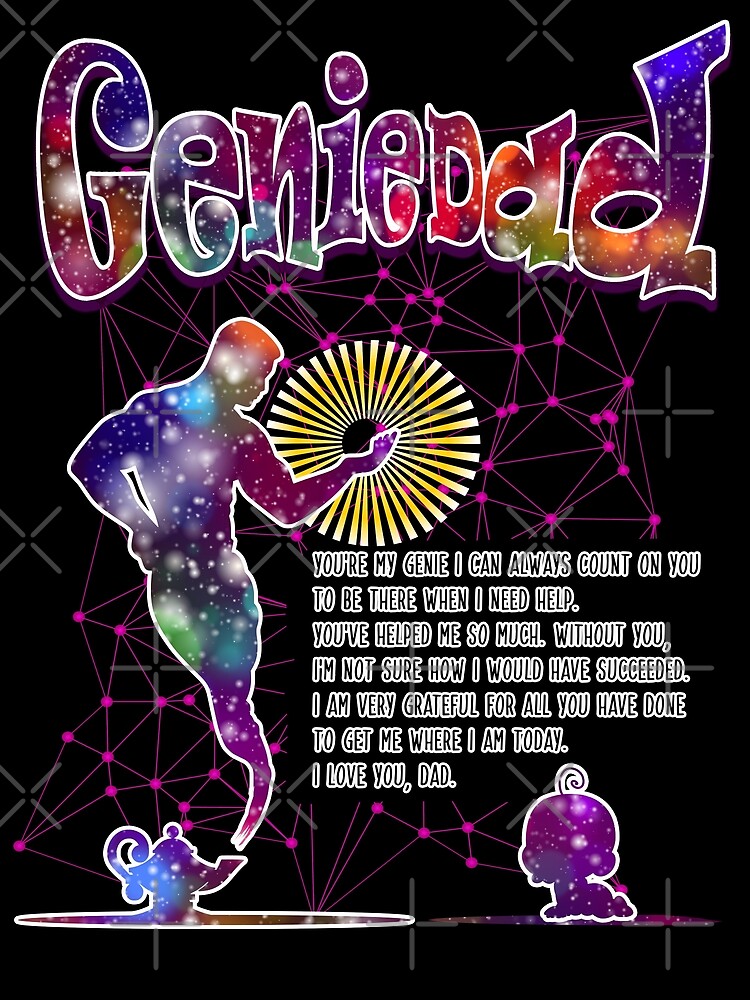 Póster «Genie Dad (BR),Eres mi genio. Siempre puedo contar contigo para ...