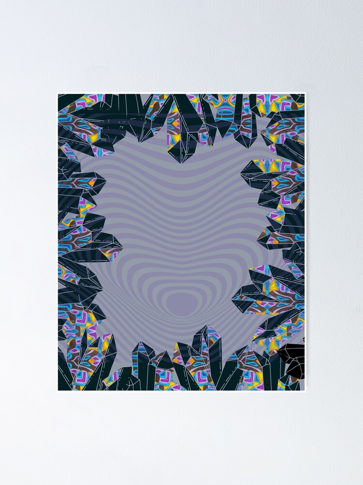 "The Crystal Cave" Poster for Sale by BrodyDraw | Redbubble