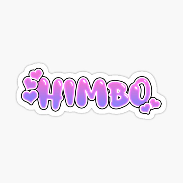 "Himbo" Sticker for Sale by asenath-w | Redbubble