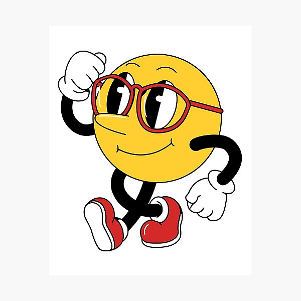 "Happy face (emoji)" Photographic Print for Sale by TheEMhub | Redbubble