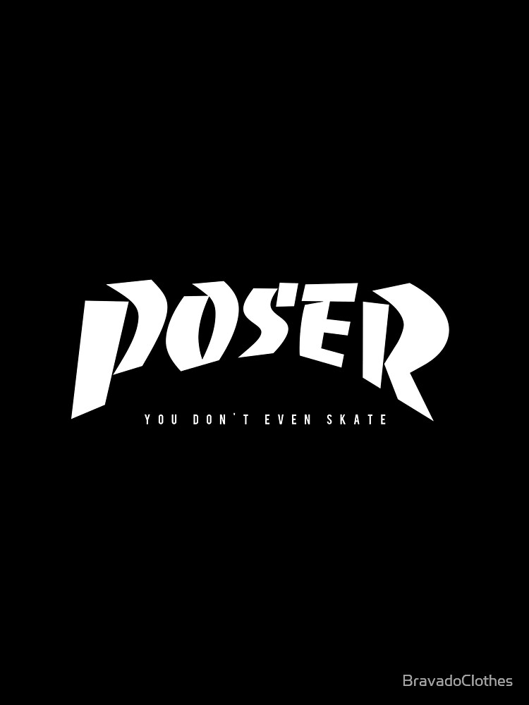 "POSER Thrasher Logo" Sleeveless Top for Sale by BravadoClothes | Redbubble