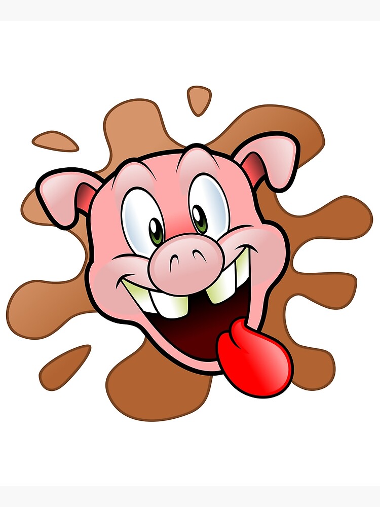 "cartoon pig,happy pig,pig,animated pig,cool pig" Photographic Print ...