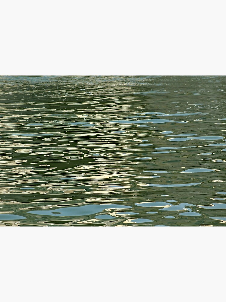 Póster «Textura de la superficie del agua del lago del río» de ...