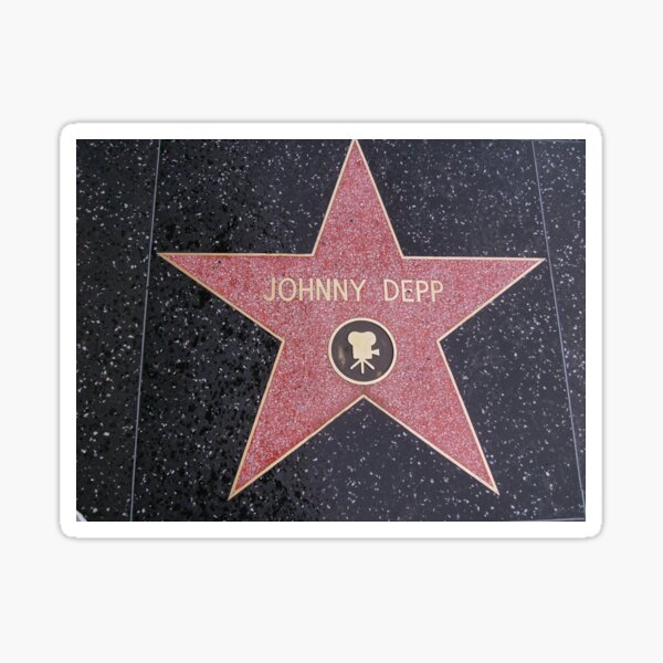 "Johnny Depp" Sticker for Sale by Chevu96 | Redbubble
