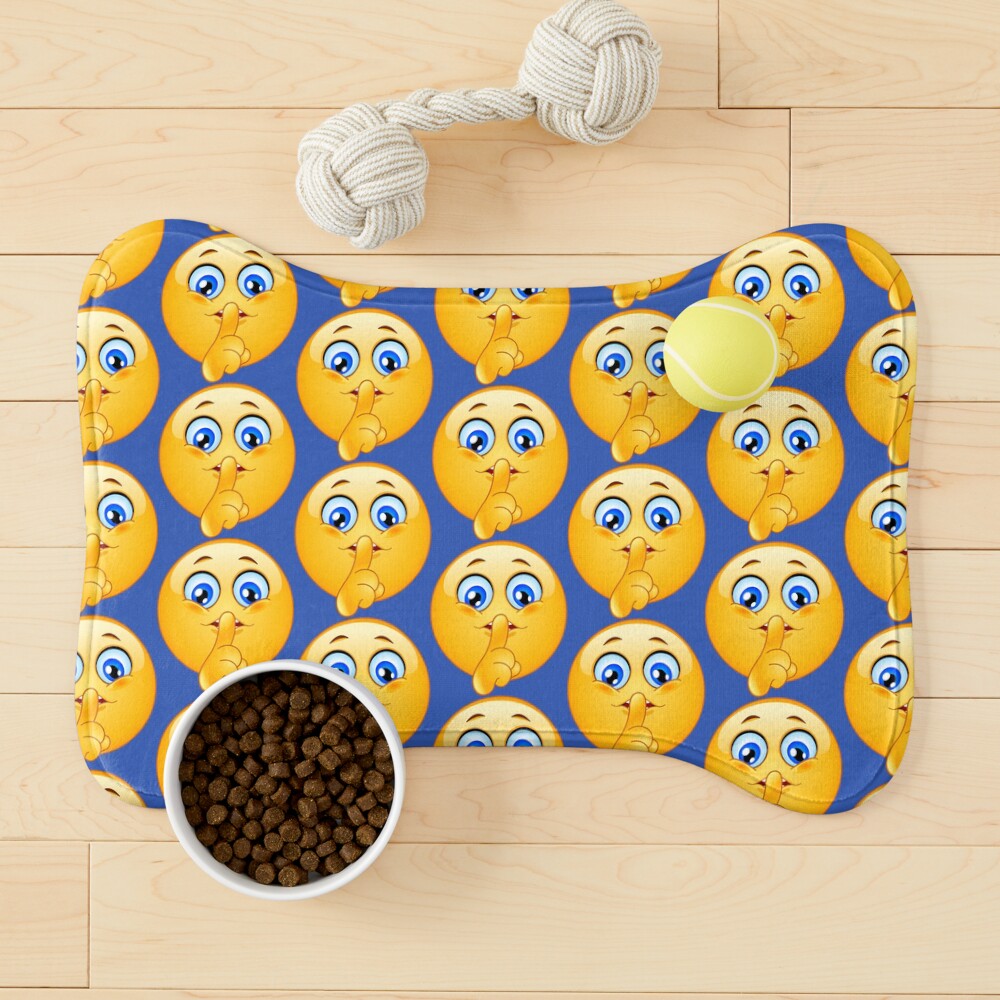 "Hush Emoticon" Sticker for Sale by Yael Weiss | Redbubble
