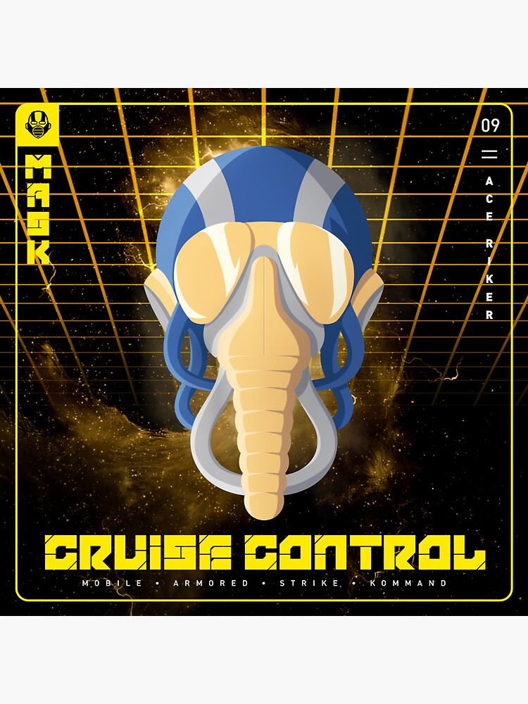 "M.A.S.K. - Cruise Control / Ace Riker mask" Sticker for Sale by ...