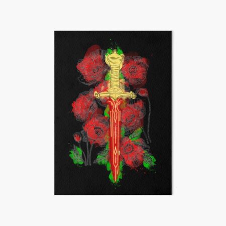 "poppy dagger" Art Board Print by hikkirocker | Redbubble