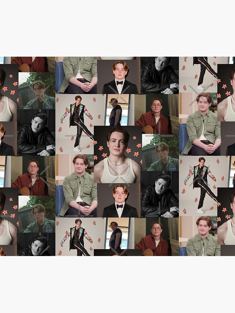 "Kit Connor collage" Throw Blanket for Sale by Carocker | Redbubble