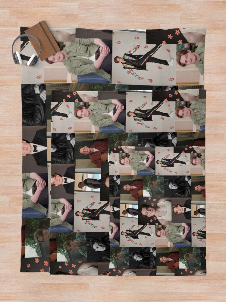 "Kit Connor collage" Throw Blanket for Sale by Carocker | Redbubble
