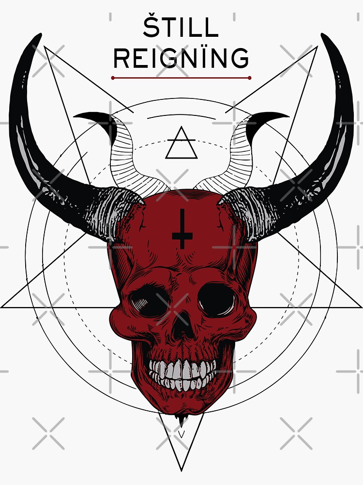 "STILL REIGNING" Sticker for Sale by RuinM-usic | Redbubble