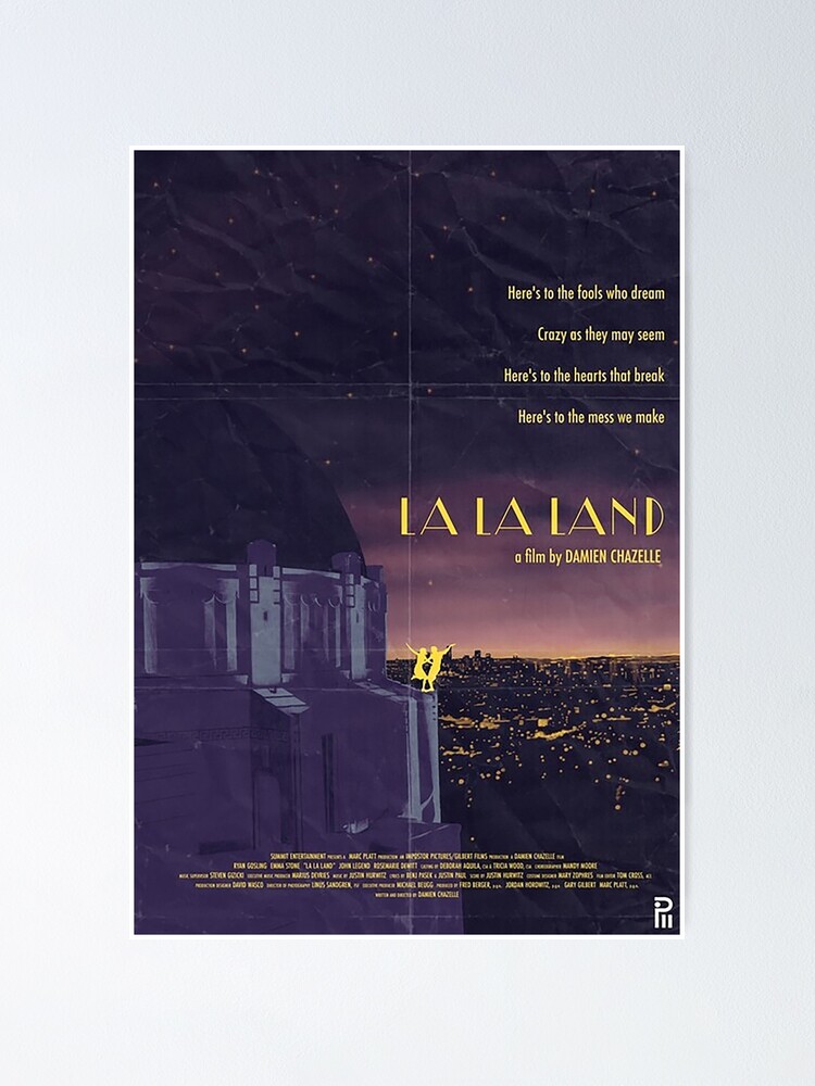 "La La Land Poster" Poster for Sale by carlahillard | Redbubble