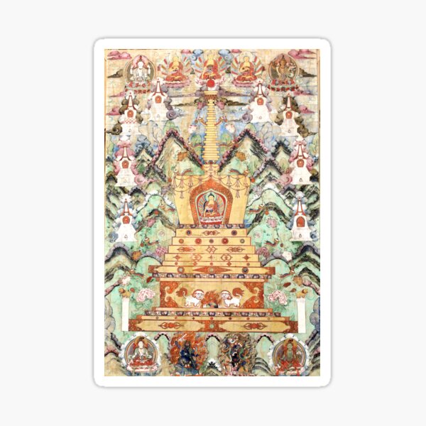 "Buddha Within a Stupa 16th–17th century Tibet (Restored Tibetan ...