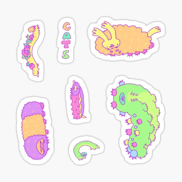 "Baby Cats Part One" Sticker by ChameleocoonJ | Redbubble