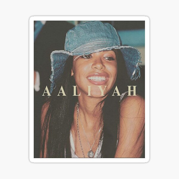 "Aaliyah" Sticker by HaugenOConnor | Redbubble