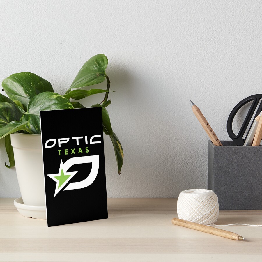 "Optic Texas Merch OpticTexas Logo" Art Board Print by SalMaiShop ...
