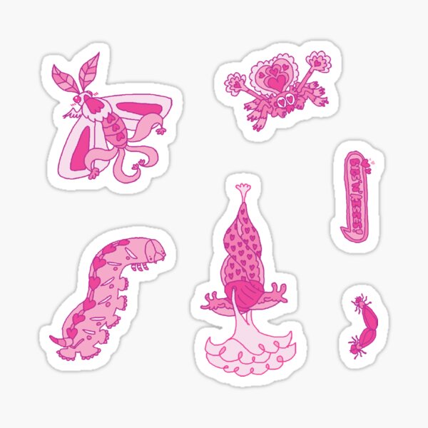 "Lovebugs Part One" Sticker by ChameleocoonJ | Redbubble