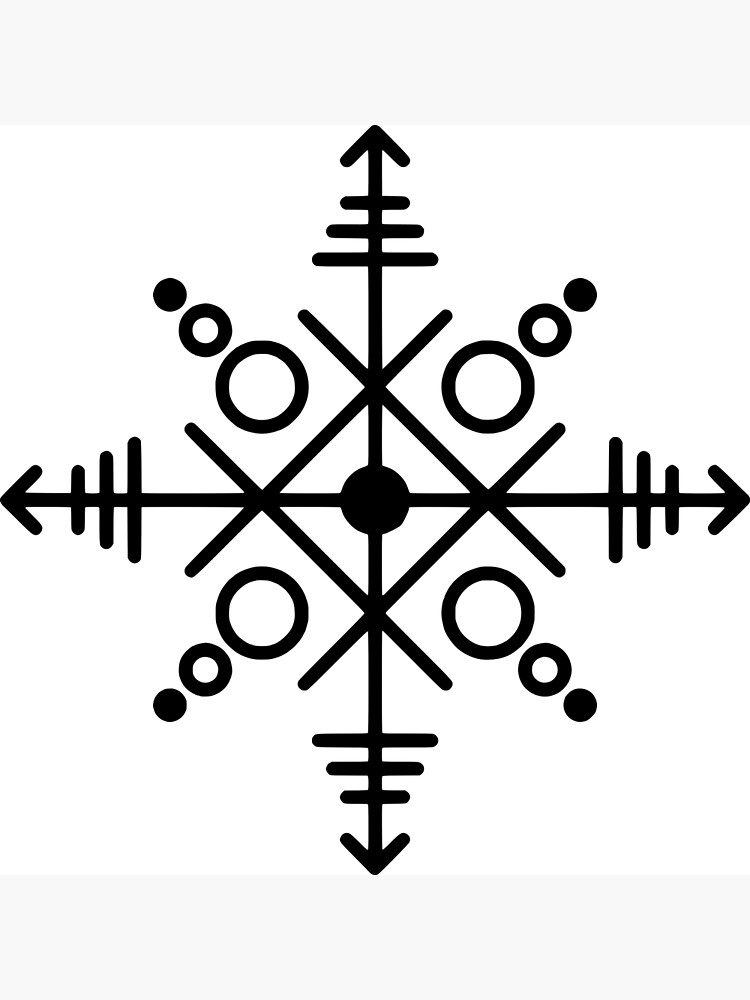 "Protection Sigil - Wicca / Magick Witch Symbol" Poster by Brother-B ...