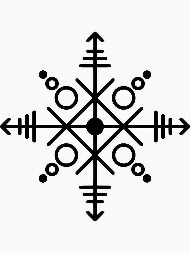 Pegatina «Sigilo de protección - Símbolo de bruja Wicca / Magick» de ...