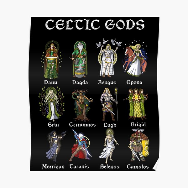"Celtic Mythology Gods" Poster for Sale by underheaven | Redbubble