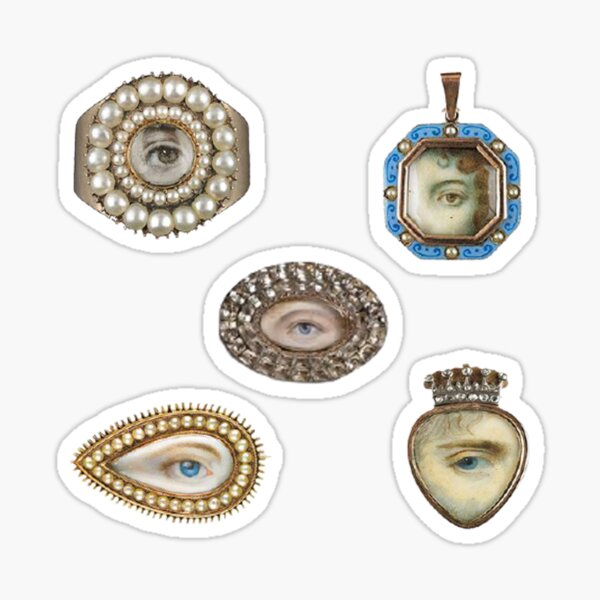"Vintage brooch sticker set" Sticker for Sale by Somahaus | Redbubble