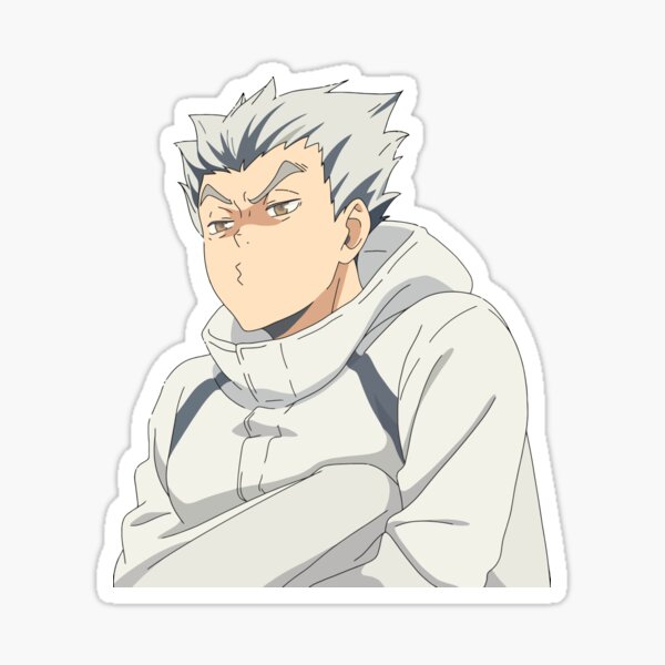 "Mad Bokuto" Sticker by ProductAnime | Redbubble