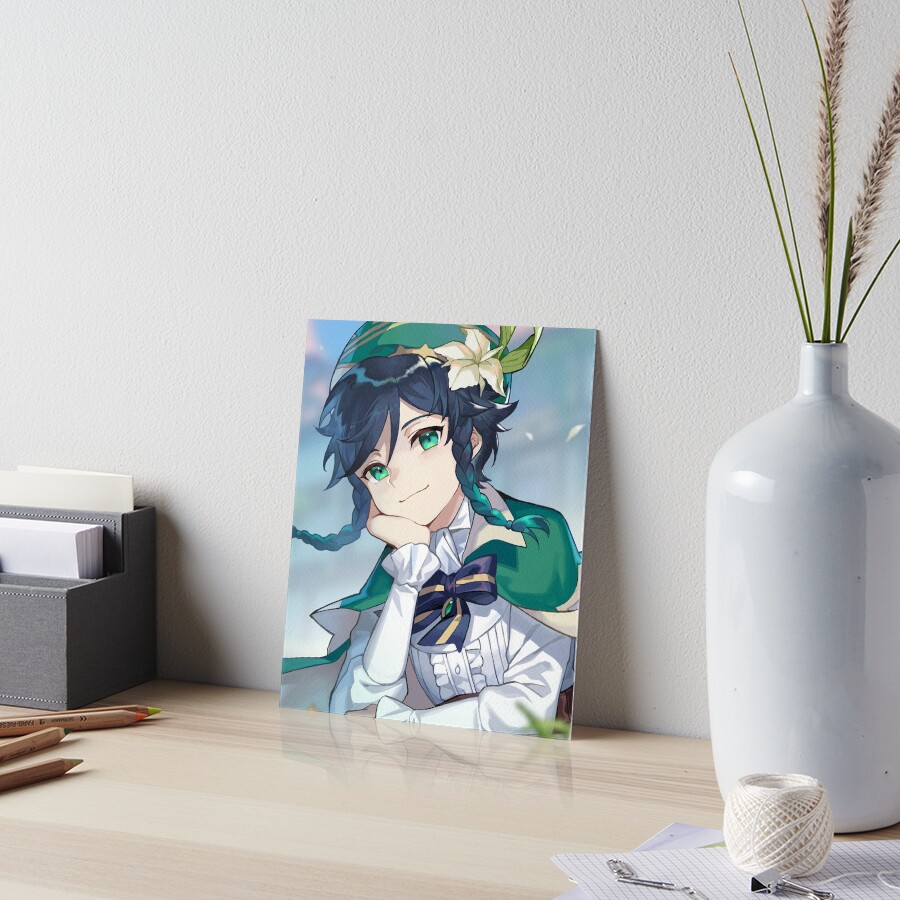 "Venti Genshin Impact Mondstadt Anemo Vision" Art Board Print by ...