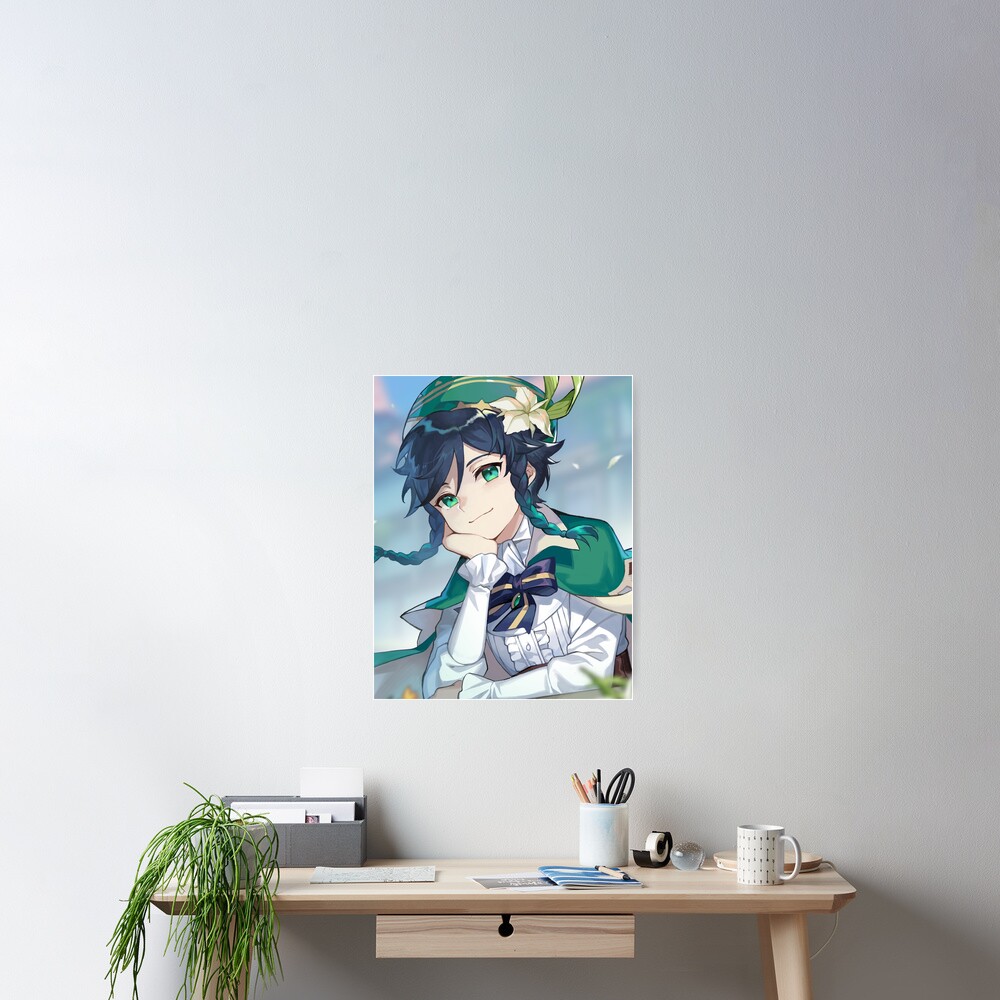Poster « Venti Genshin Impact Mondstadt Anemo Vision », par ...