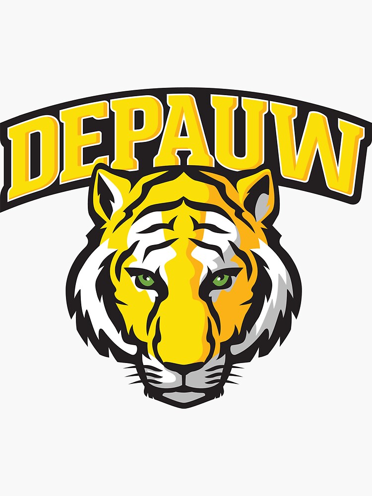 "Depauw University Tigers" Sticker for Sale by federalize | Redbubble
