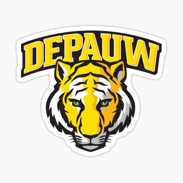 "Depauw University Tigers" Sticker for Sale by federalize | Redbubble