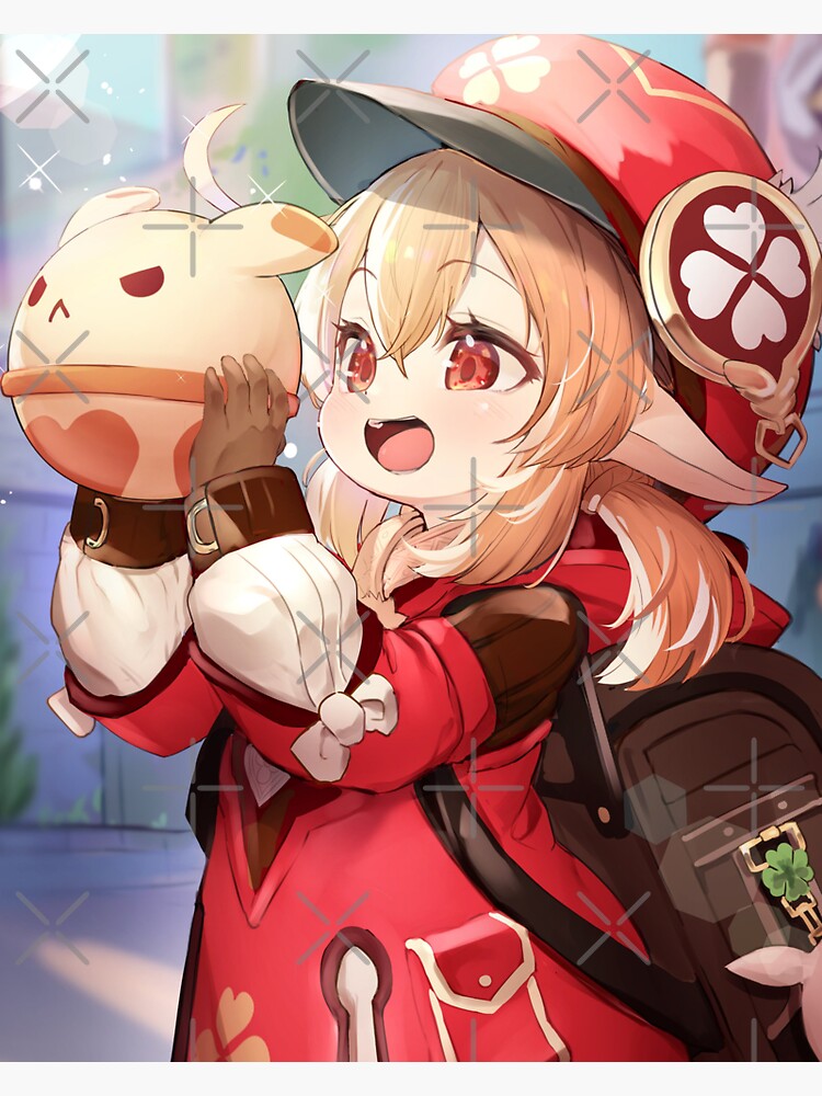 "Klee Genshin Impact Mondstadt Pyro Vision Anime Loli" Sticker by ...