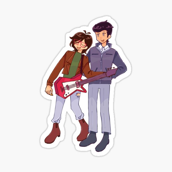 "ryan and min gi infinity train book 4" Sticker by ohcitron | Redbubble