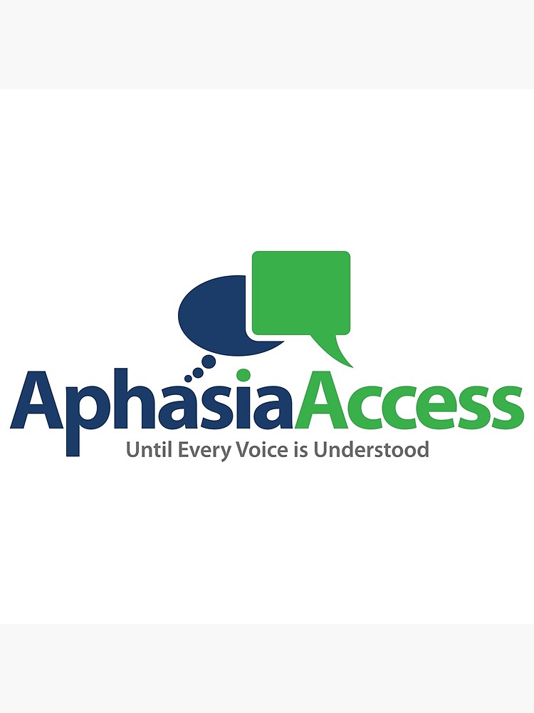 "Aphasia Access Classic Logo" Art Print for Sale by AphasiaAcc | Redbubble