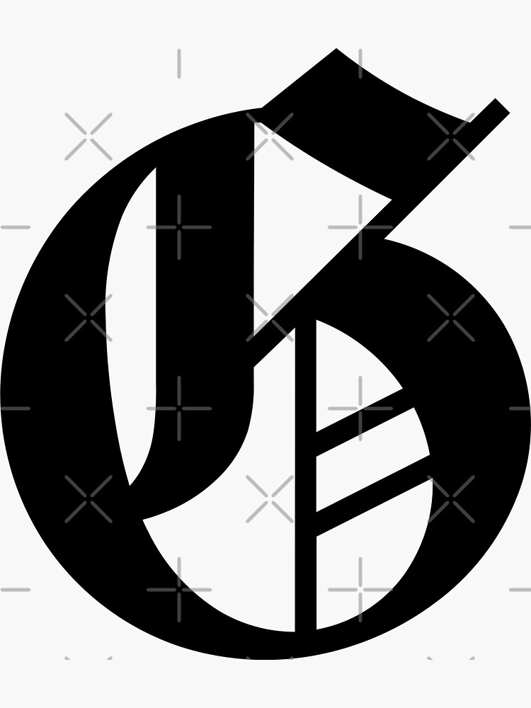 "Old English Letter G, Initial G" Sticker for Sale by Fashionxj | Redbubble
