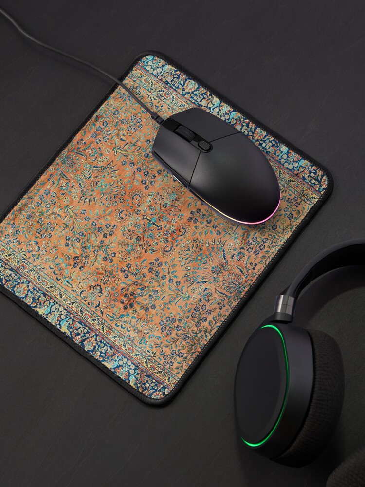 "Manchester Kashan Floral Persian Carpet Print" Mouse Pad for Sale by ...