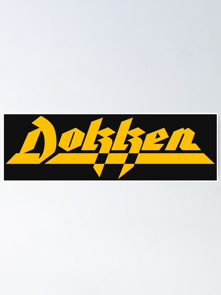 "Best selling dokken - logo" Poster for Sale by ekirby8 | Redbubble