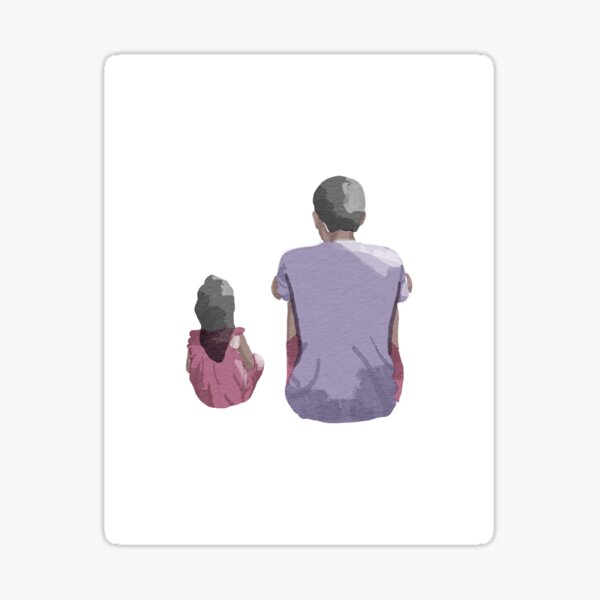 "Father & Daughter" Sticker for Sale by SupplyHaus | Redbubble