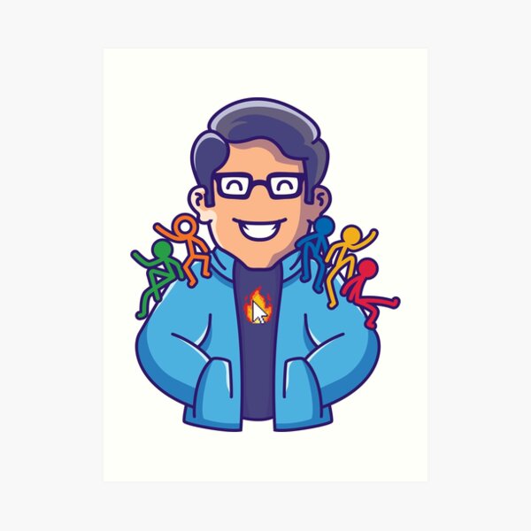 "Alan Becker animator vs animation cartoon avatar with stickman figures ...