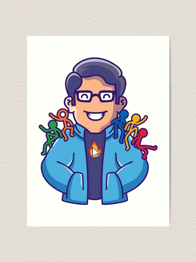 "Alan Becker animator vs animation cartoon avatar with stickman figures ...