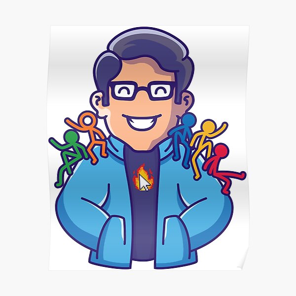 "Alan Becker animator vs animation cartoon avatar with stickman figures ...