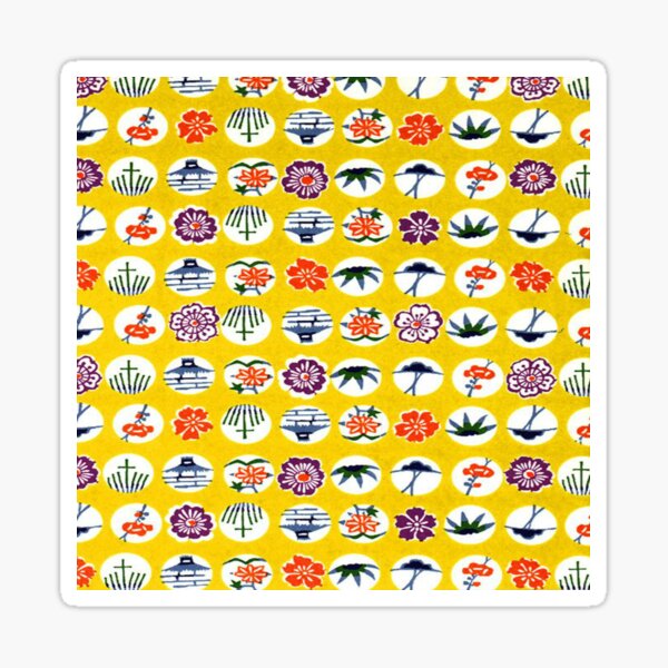 "Japanese paper yellow" Sticker by Chriphlp | Redbubble