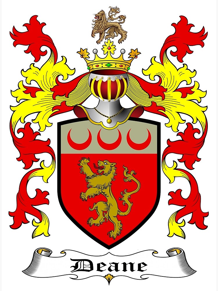 "DEANE FAMILY CREST" Poster for Sale by CathalDevlin | Redbubble