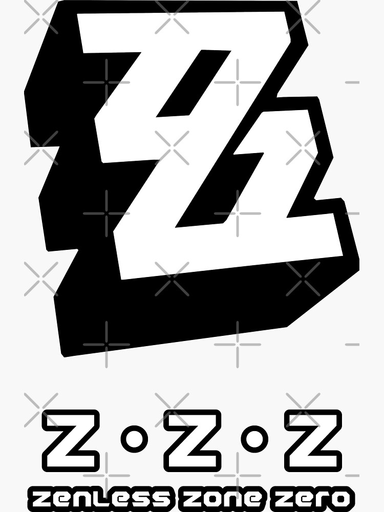 "Zenless Zone Zero Logo 2- ZZZ" Sticker by ZenlessZoneZero | Redbubble