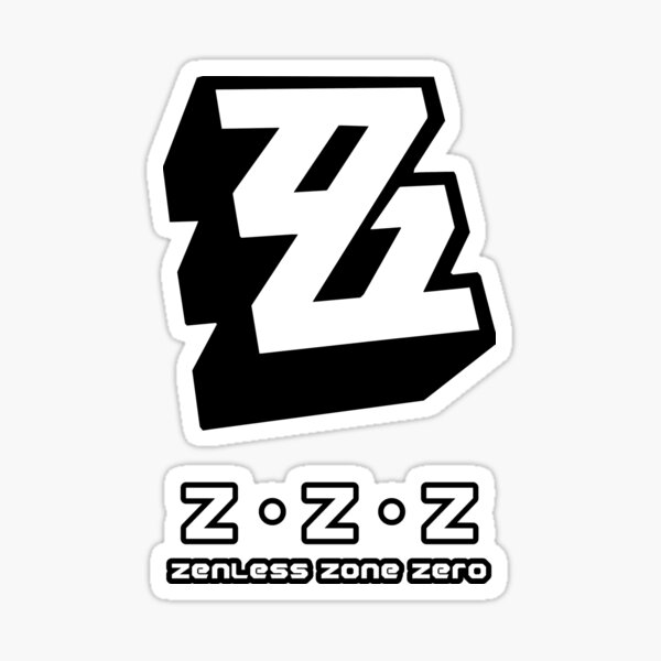"Zenless Zone Zero Logo 2- ZZZ" Sticker by ZenlessZoneZero | Redbubble