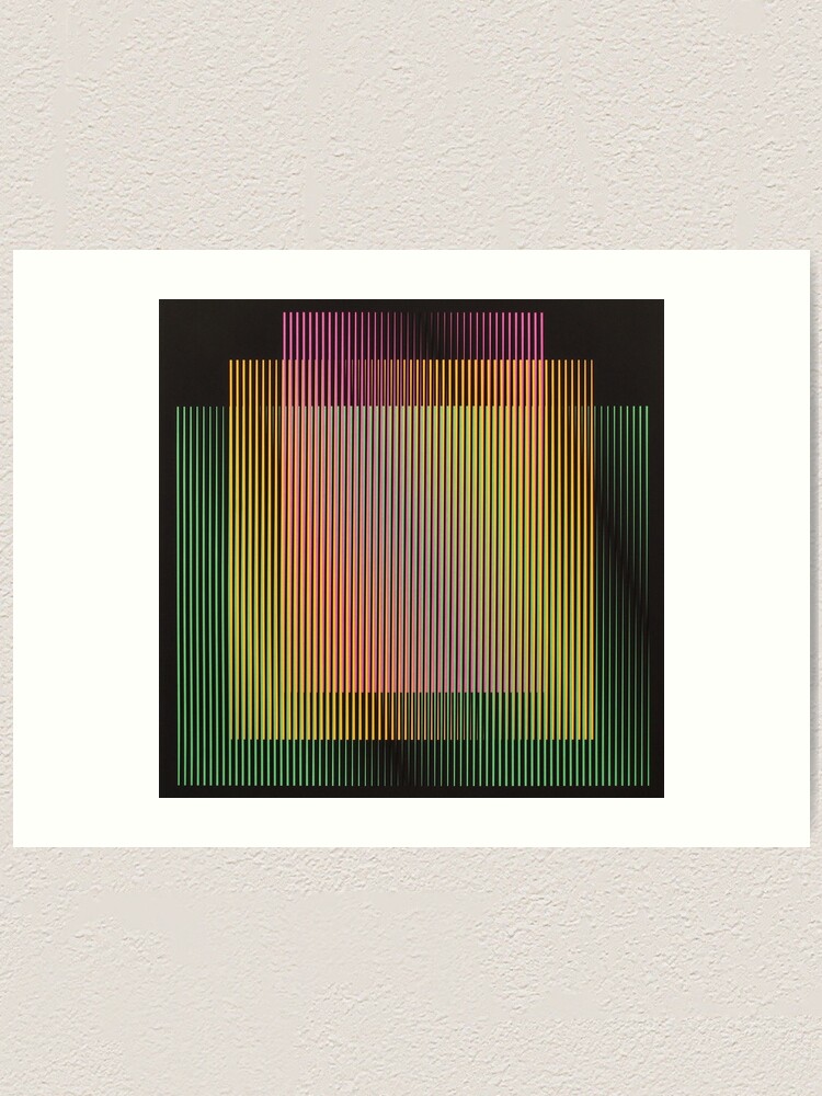 "Chromatic Induction Series by Carlos Cruz Diez" Art Print for Sale by ...