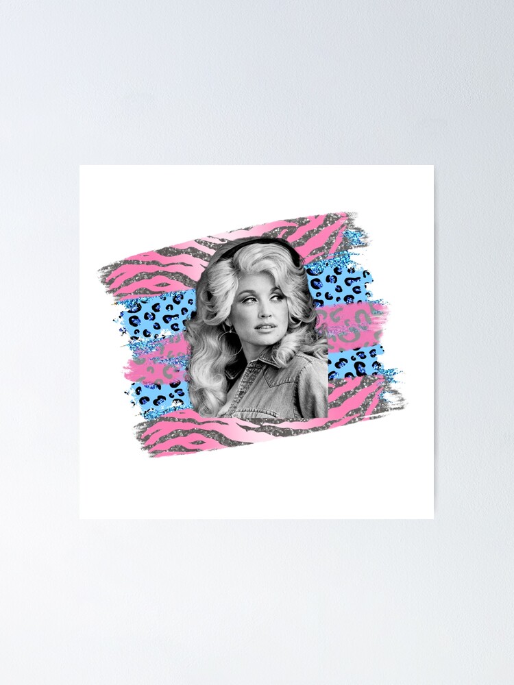 "Dolly Parton Pink art" Poster for Sale by CountryMusic | Redbubble