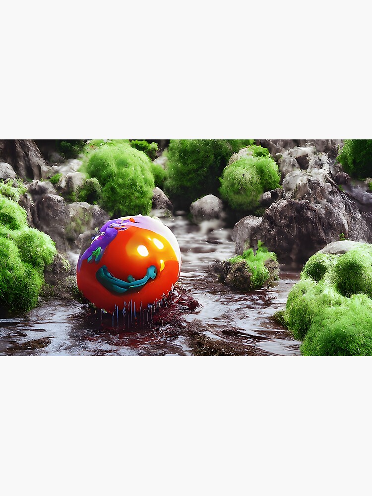 "Happy Goodie Ball of Ooze" Poster for Sale by BizarreTherapy | Redbubble