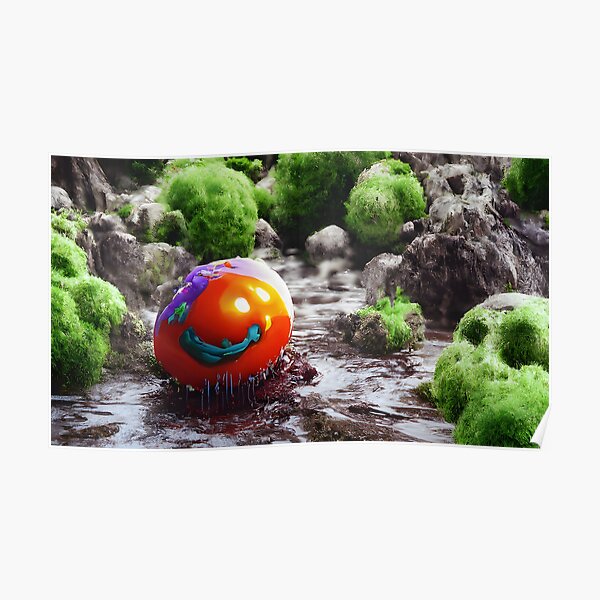 "Happy Goodie Ball of Ooze" Poster for Sale by BizarreTherapy | Redbubble