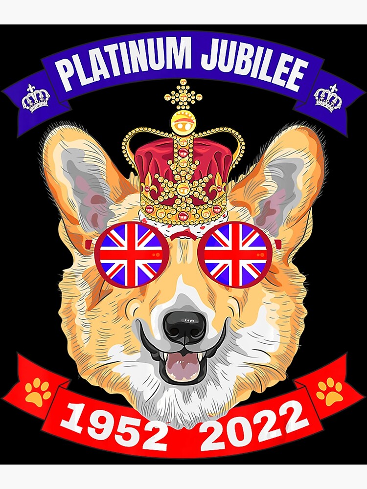 "Queens jubilee 2022 ,queen platinum jubilee 70 crown " Art Print for ...