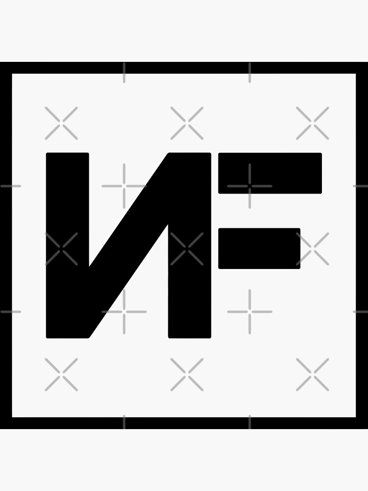 "NF Merch NF Logo" Sticker by RommaniShop | Redbubble