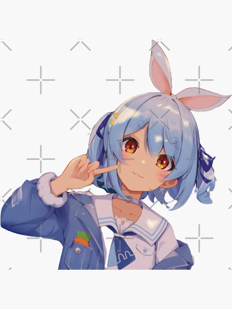 "Usada Pekora vtuber" Sticker by elzedd | Redbubble